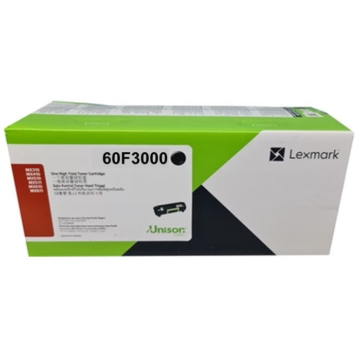 60F3000 Lexmark Toner Cartridge - (Black) – archercopier