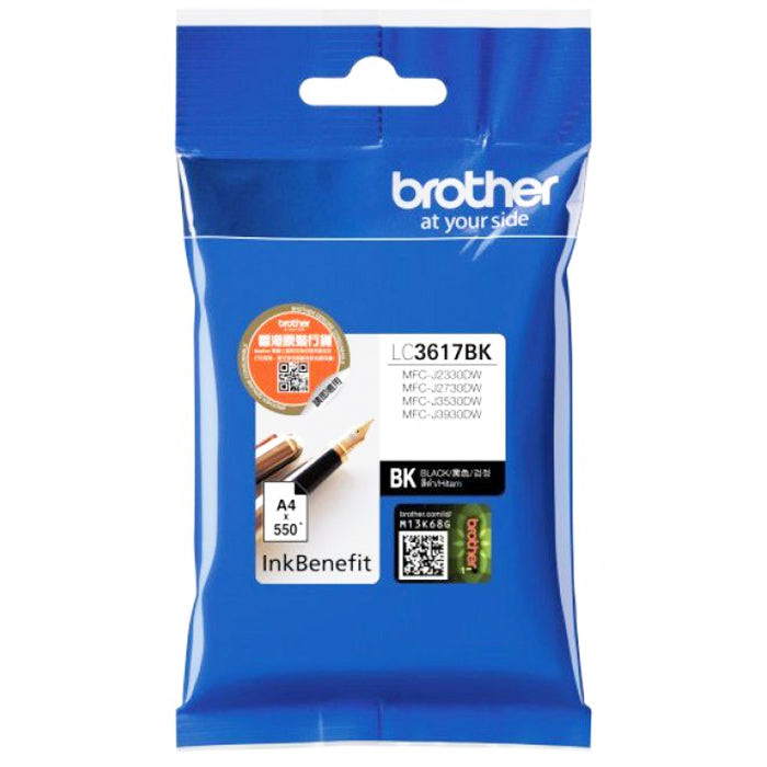 Brother Inkjet Cartridge LC3617BK (Black) – archercopier