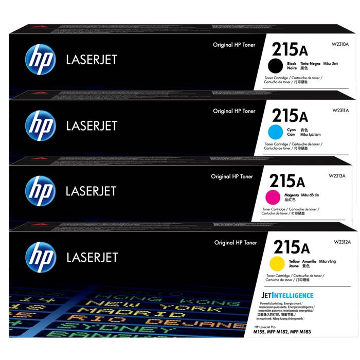 HP 215A HP LaserJet Toner Cartridges - (Black, Cyan, Magenta, Yellow ...