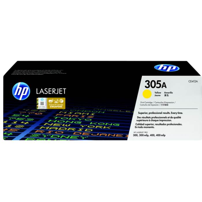 CE412A - Yellow Original HP LaserJet Toner Cartridge (HP 305A ...