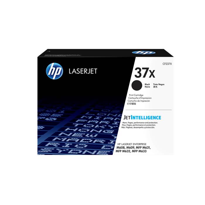 CF237X - Black High Yield Original HP Toner Cartridge (HP 37X ...